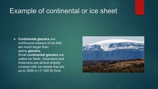 What is a glacier | PPTX