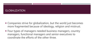What is a global manager | PPT