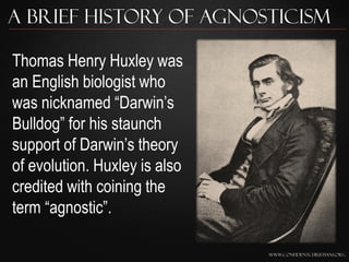 What is Agnosticism? | PDF