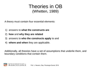 What is a (good) theory | ODP | Physics | Science