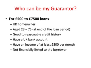 What is a guarantor | PPTX