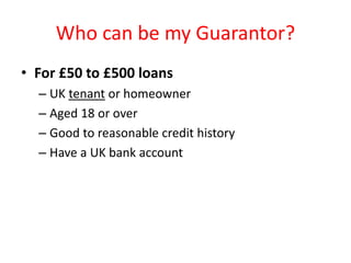 What is a guarantor | PPTX