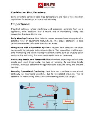 What is a Heat Detector and types of heat detector? | PDF