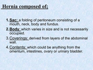 What is a HERNIA by SROTA dawn | PPTX