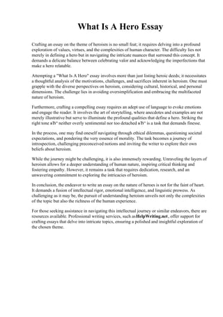 What Is A Hero Essay.pdf
