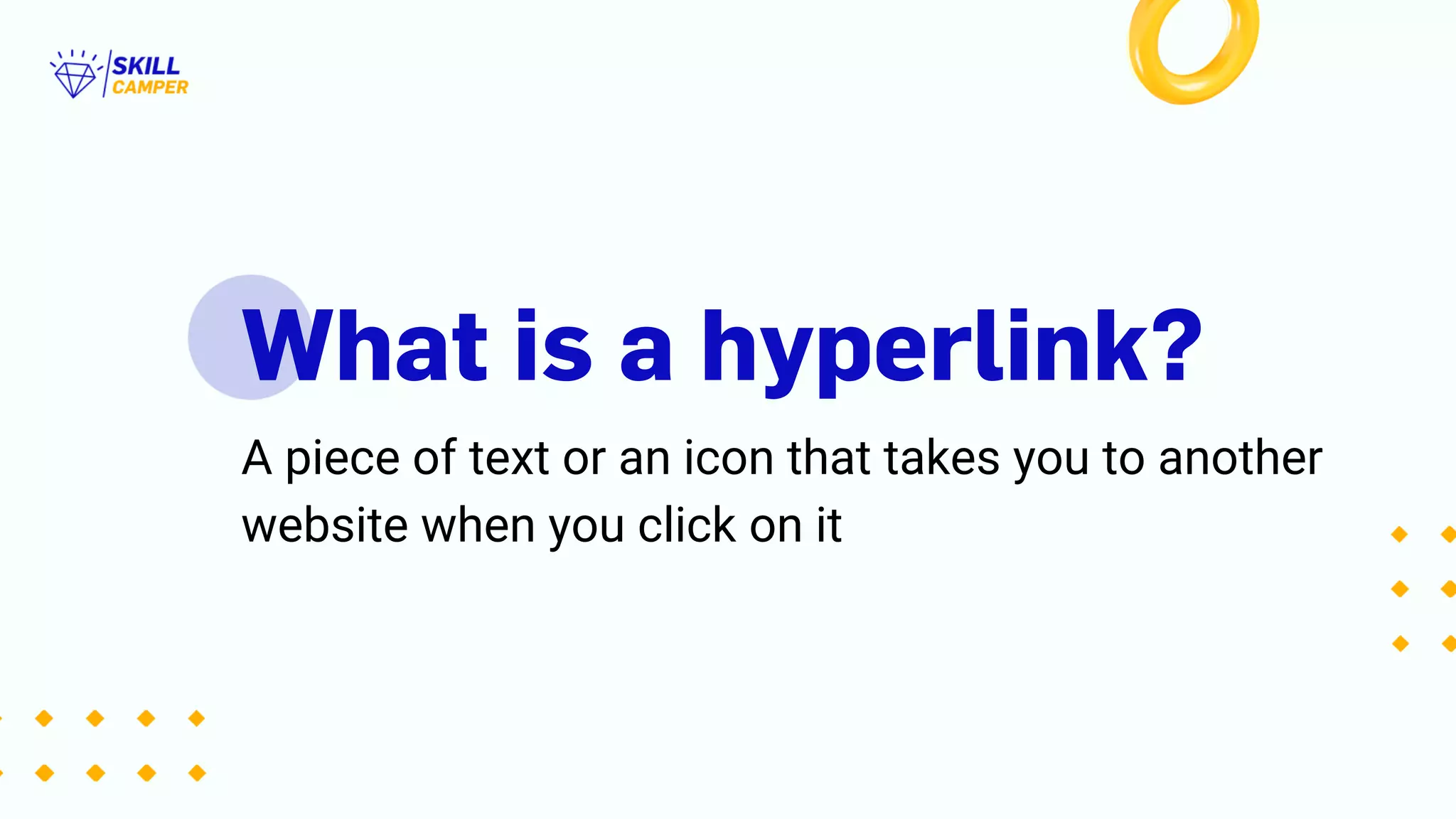 What is a Hyperlink? | Digital Marketing | PPT