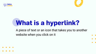 What is a Hyperlink? | Digital Marketing | PPT
