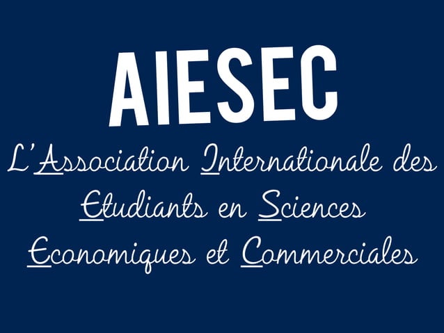What is AIESEC? | PDF