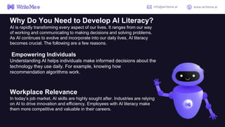 WHAT IS AI LITERACY; HOW TO BECOME AI LITERATE.pptx