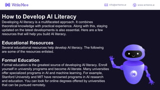 WHAT IS AI LITERACY; HOW TO BECOME AI LITERATE.pptx