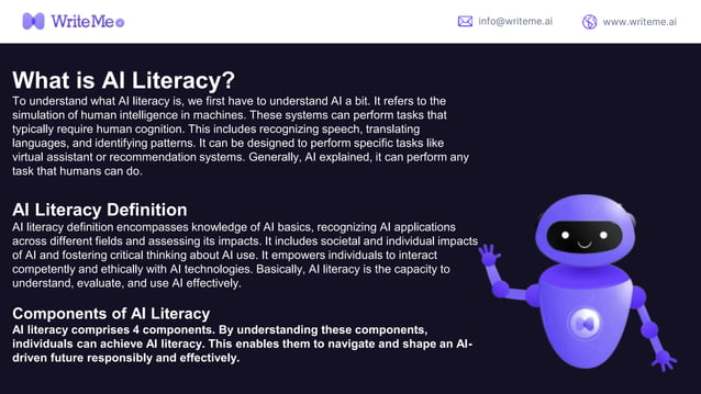 WHAT IS AI LITERACY; HOW TO BECOME AI LITERATE.pptx
