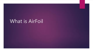 What is airfoil | PPT