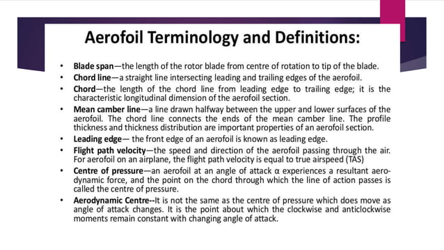 What is airfoil | PPT