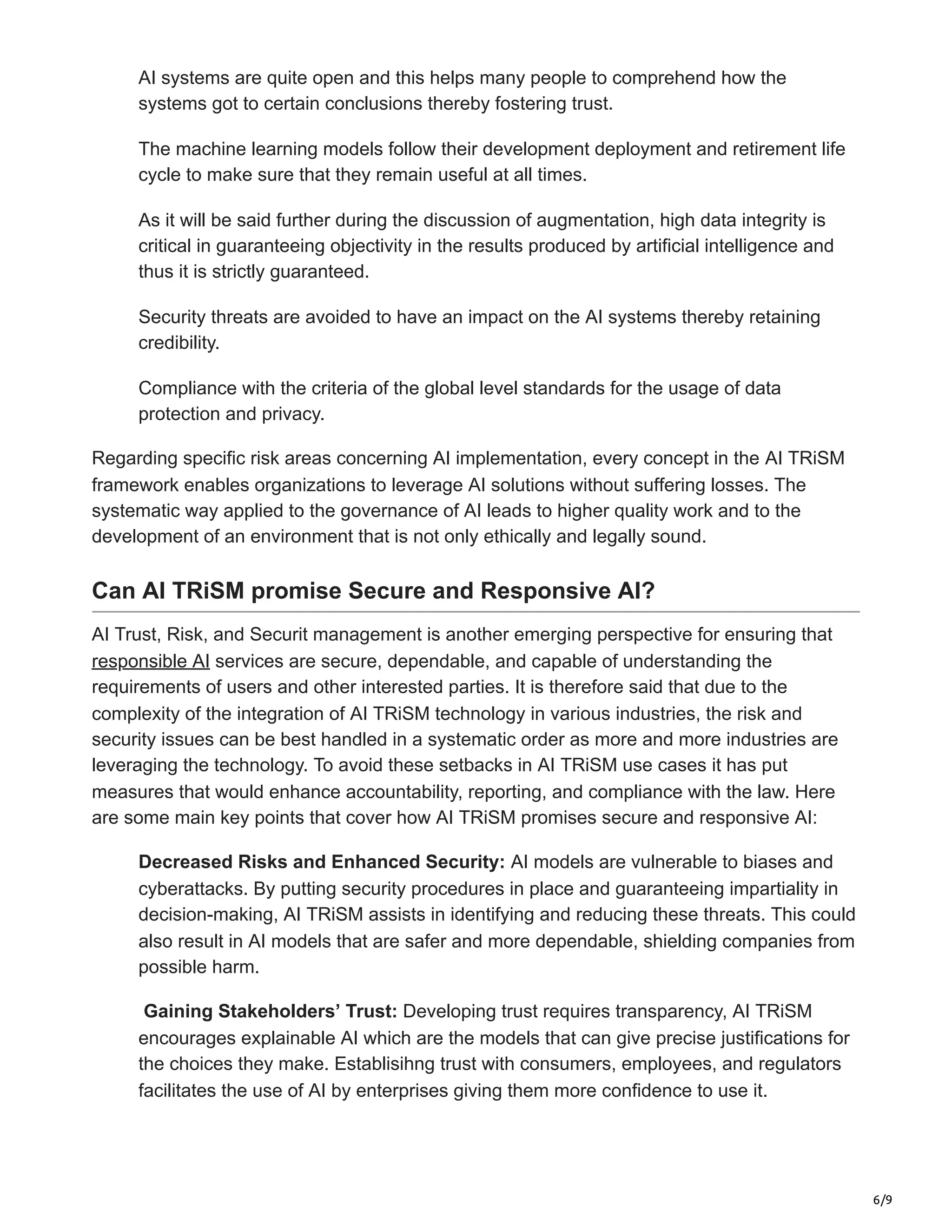 What is AI TRiSM Addressing Trust Risk and Security.pdf