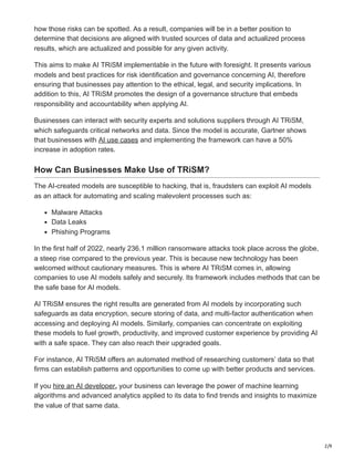 What is AI TRiSM Addressing Trust Risk and Security.pdf