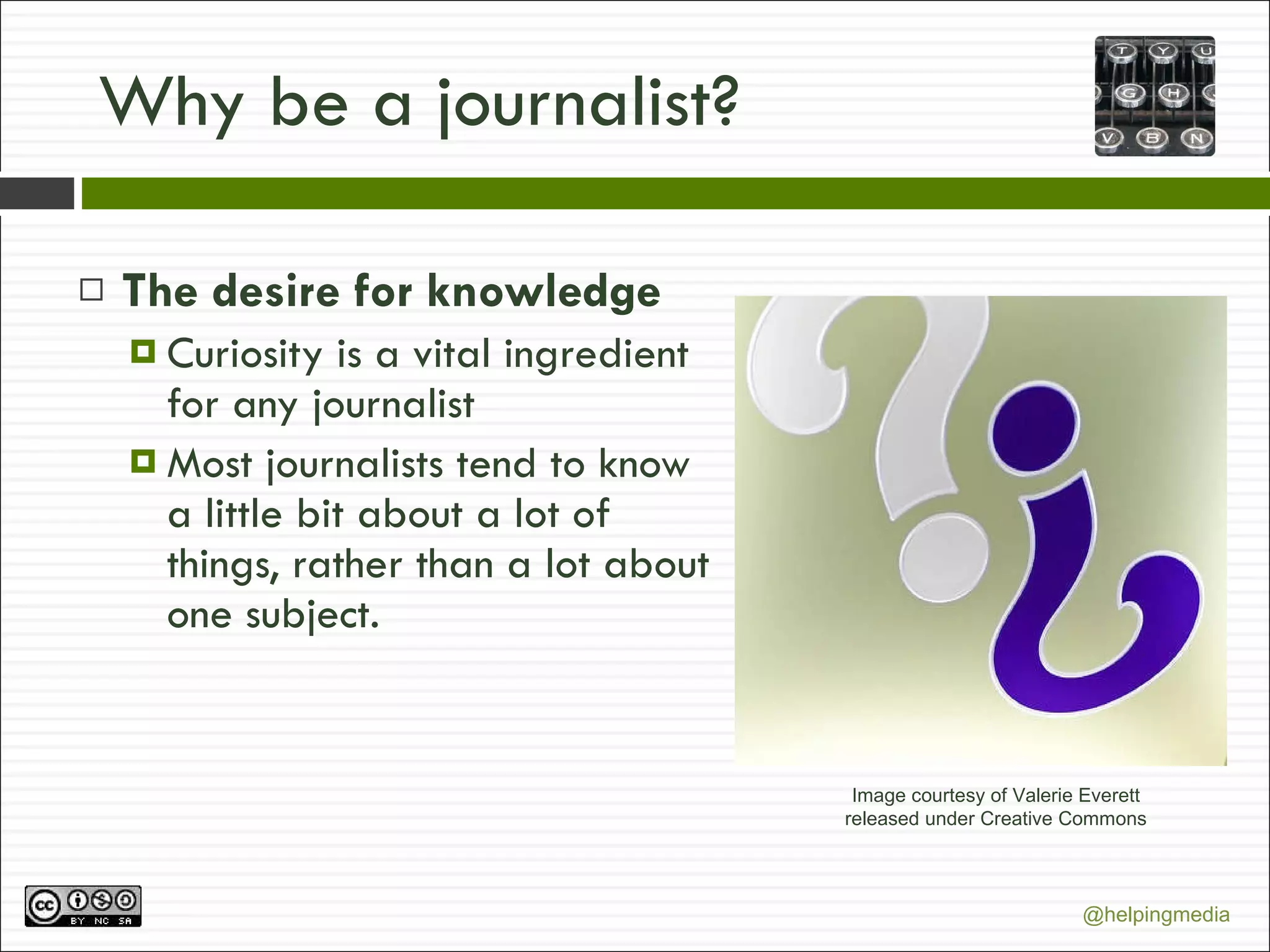 The role of the journalist | PPT