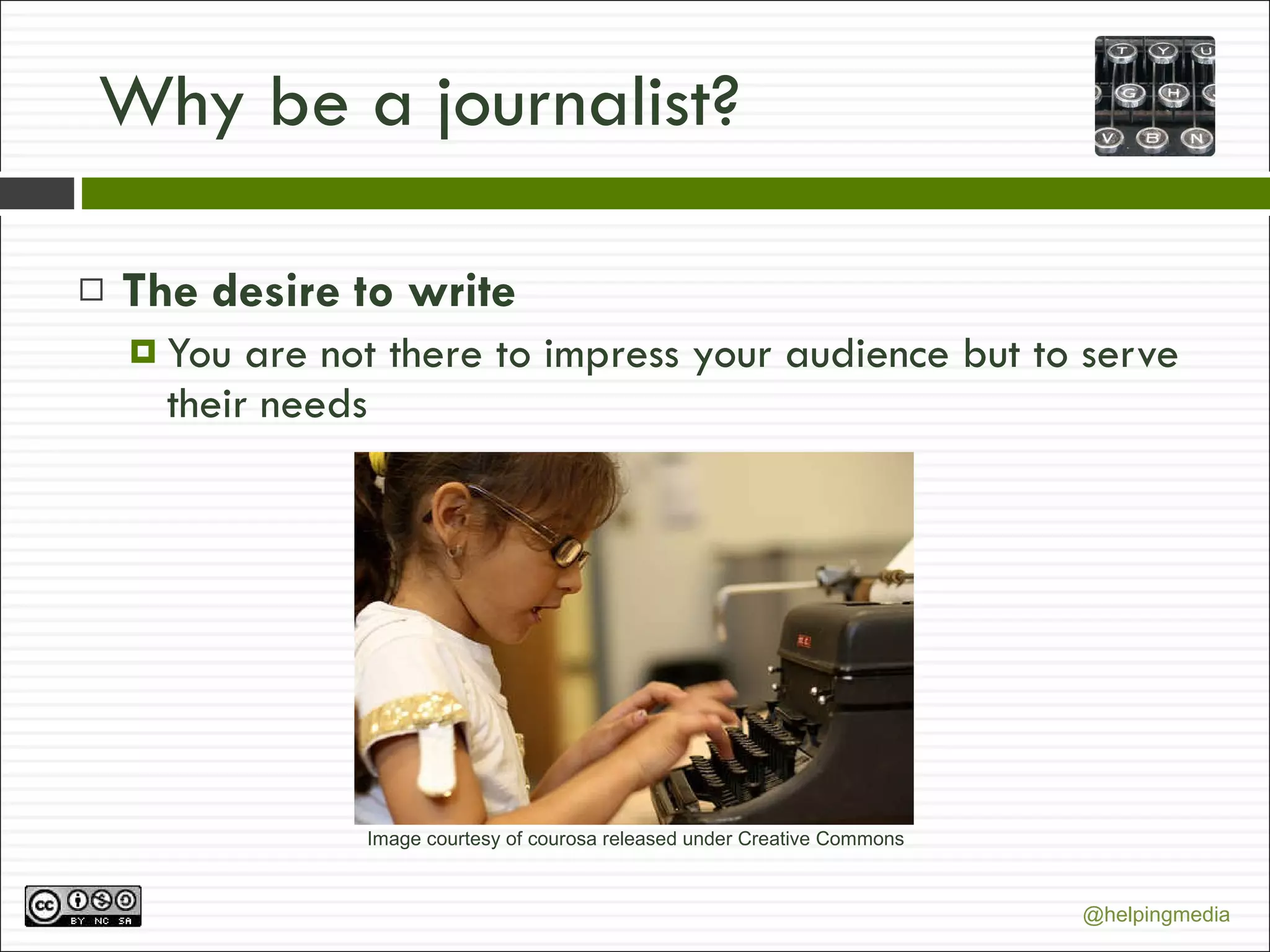 The role of the journalist | PPT