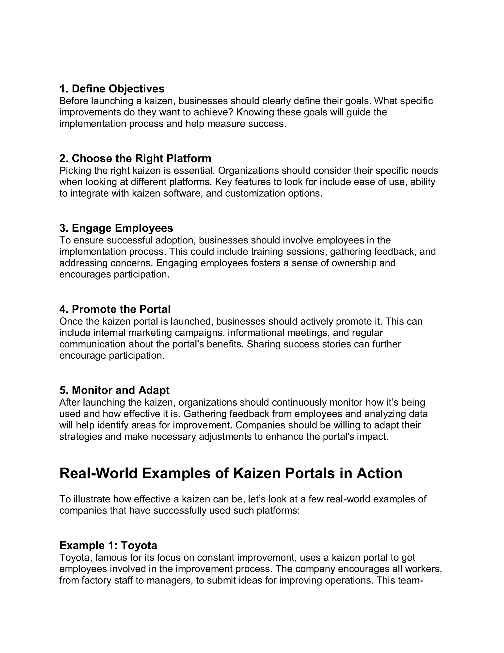 What is a Kaizen Portal_Understanding Its Role in Continuous ...