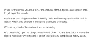 What is a lab magnetic stirrer | PPT