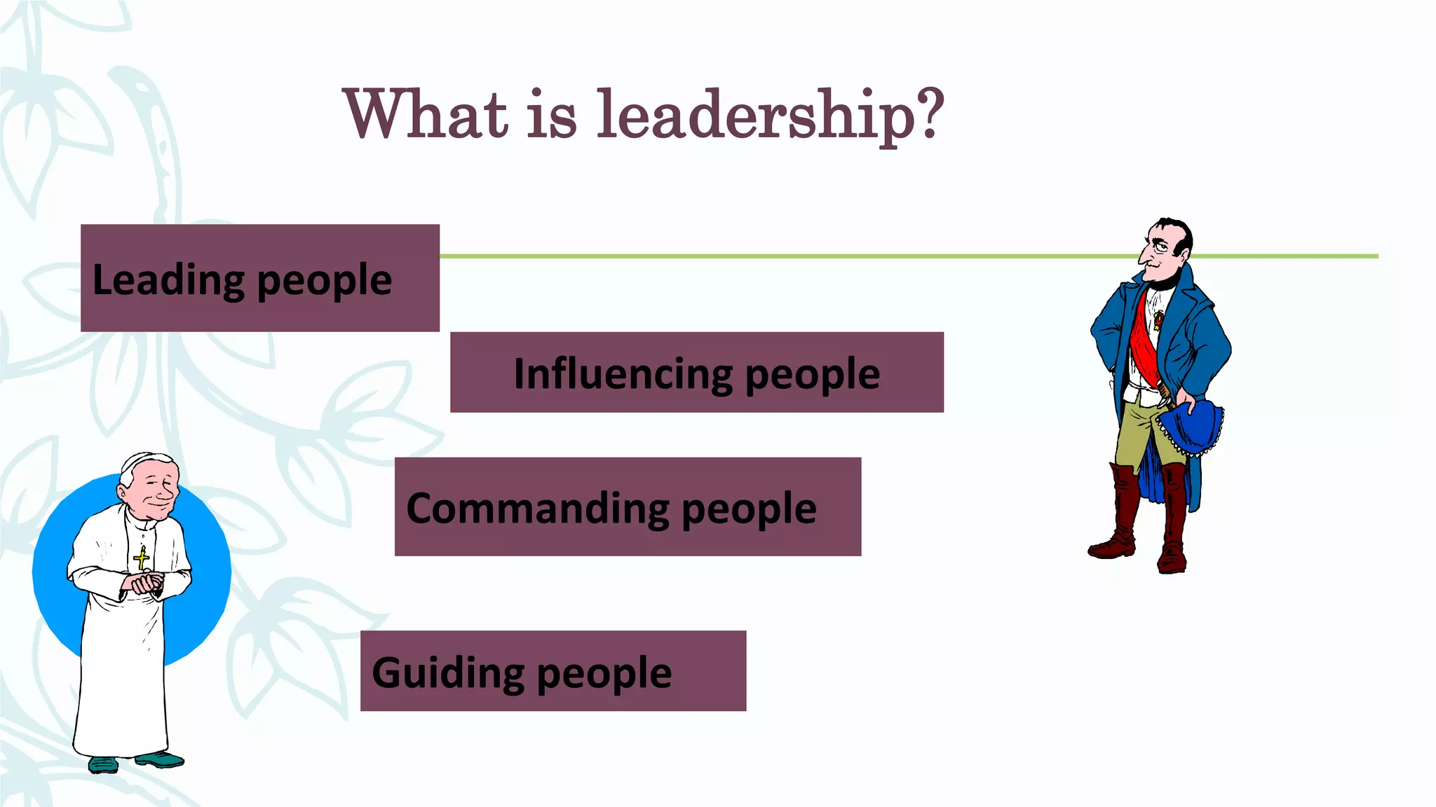 What is a leader | PPT