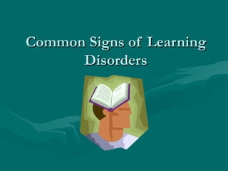 What is a Learning Disorder? | PPT