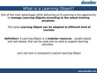 What is a learning object? | PPTX