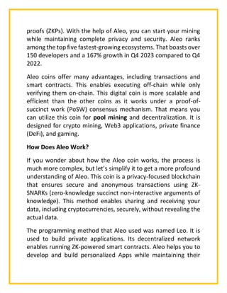 What is ALEO Coin, And How Does It Work.pdf