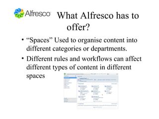 What Is Alfresco | PPT