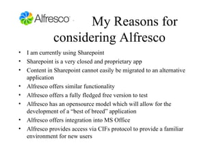 What Is Alfresco | PPT
