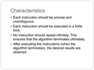 What is algorithm | PPT