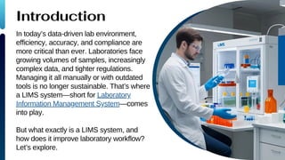 What Is a LIMS System and How Does It Improve Laboratory Workflow? | PDF