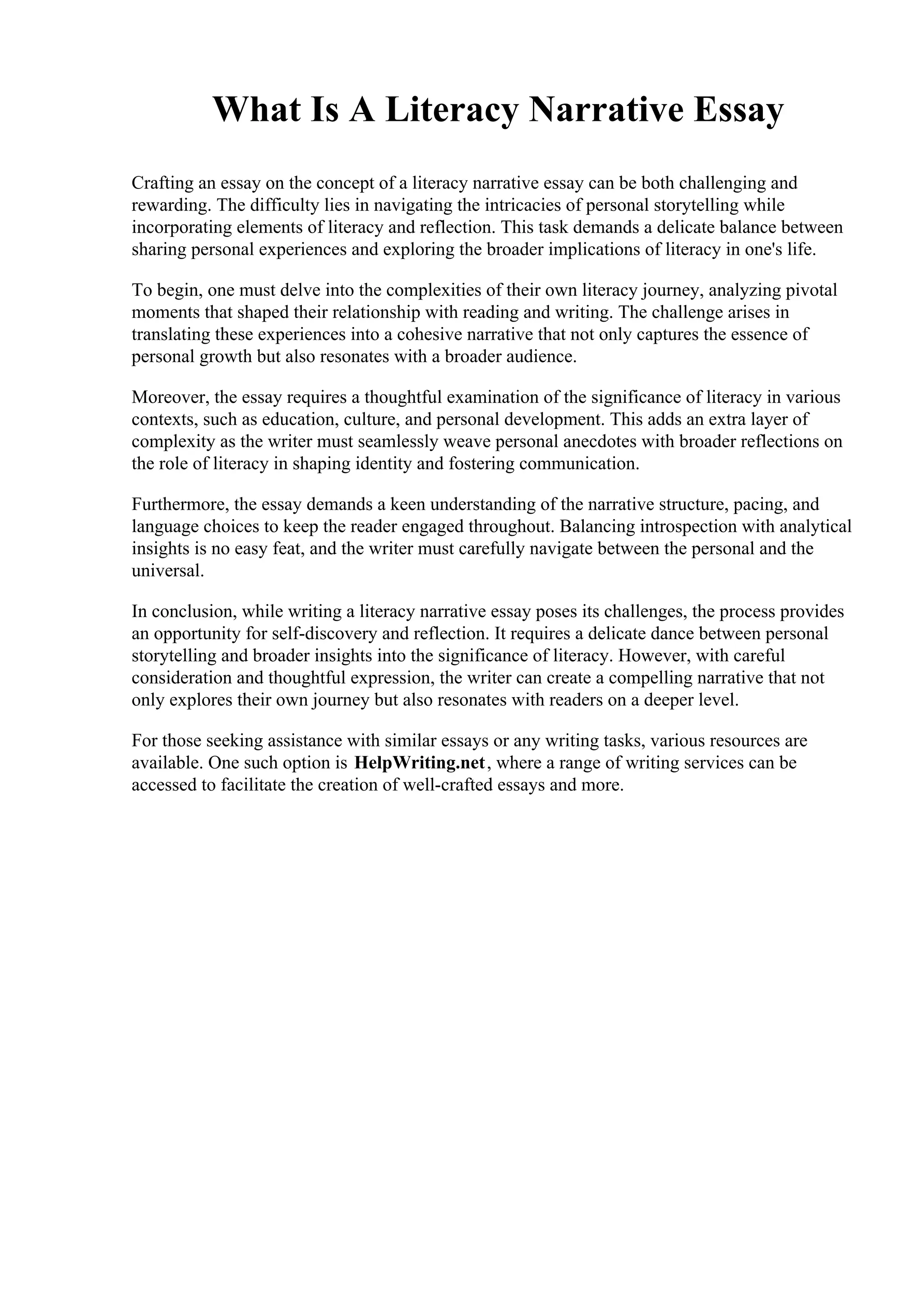 What Is A Literacy Narrative Essay.pdf