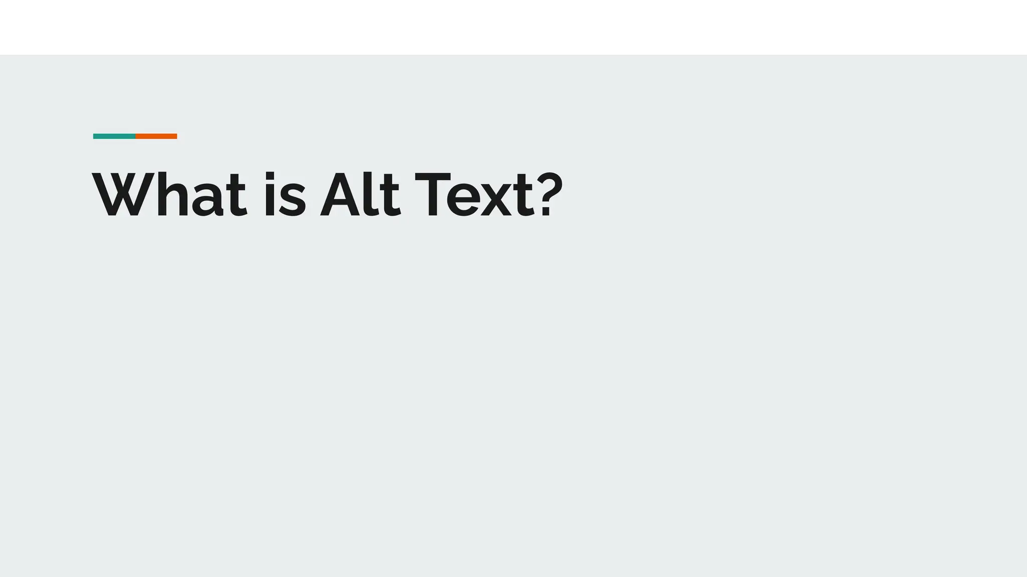 What is Alt Text in SEO | PPT