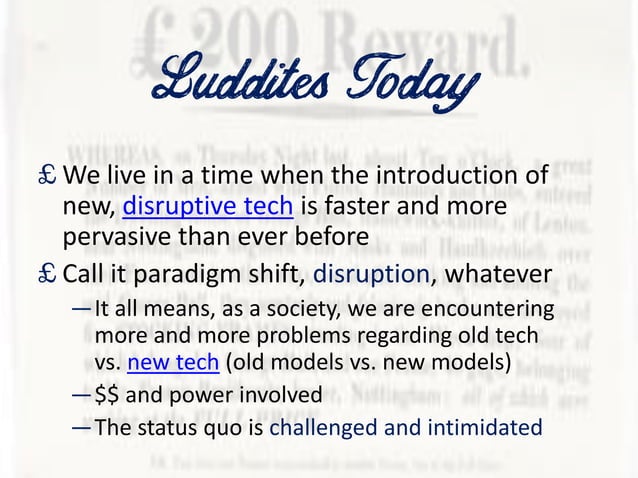 What is a Luddite? | PPT