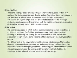 The 6 Process Of Aluminium Castings | PPTX