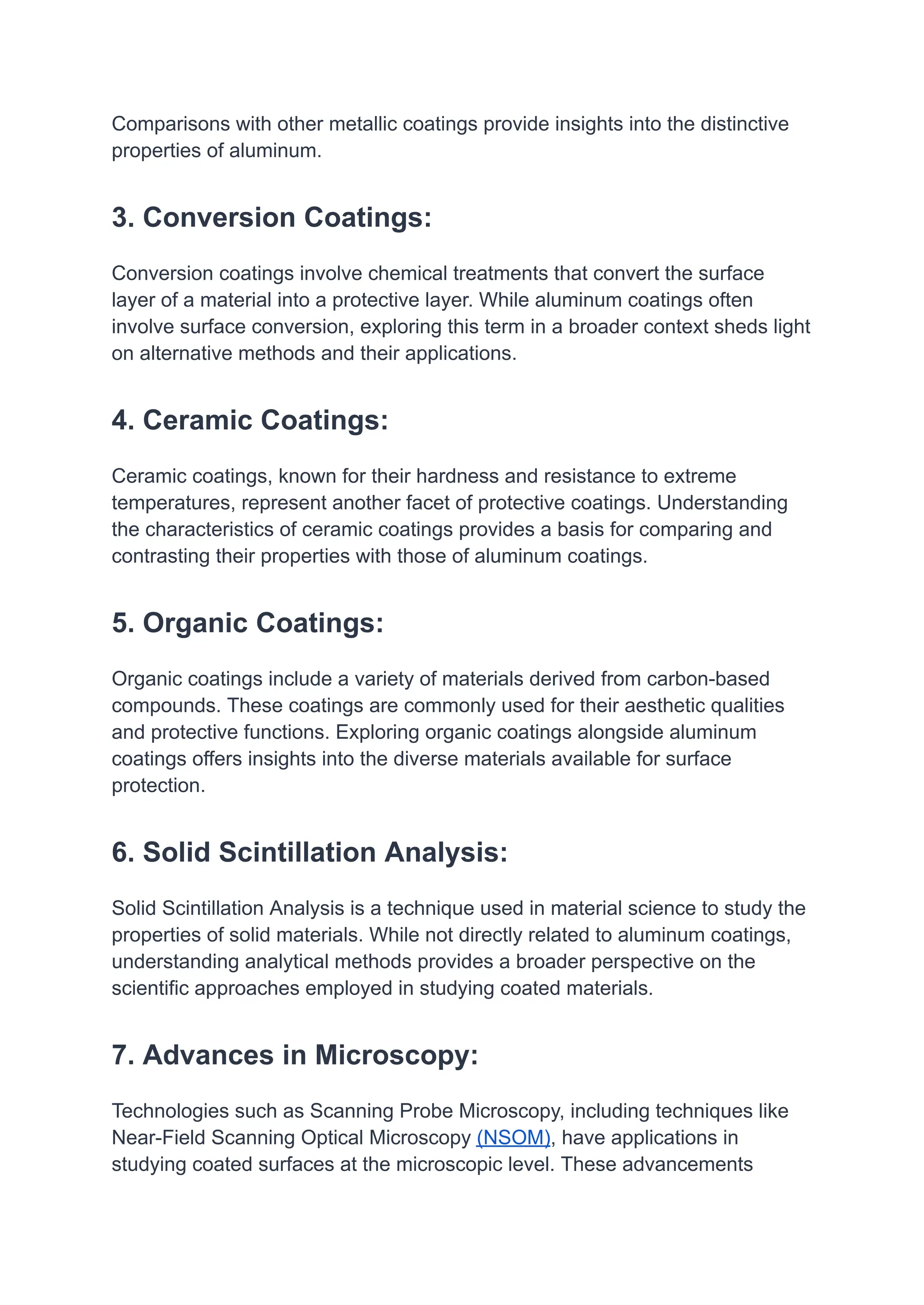 What is the Process of Aluminum Coating? | PDF