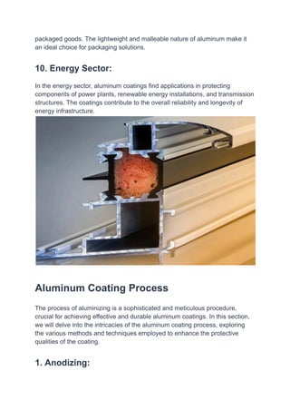 What is the Process of Aluminum Coating? | PDF | Business and Finance