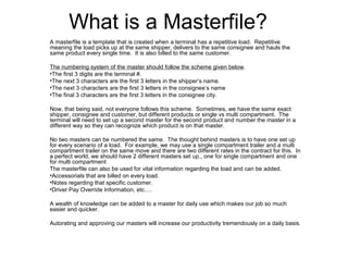 What is a masterfile? | PPT | Technology & Computing