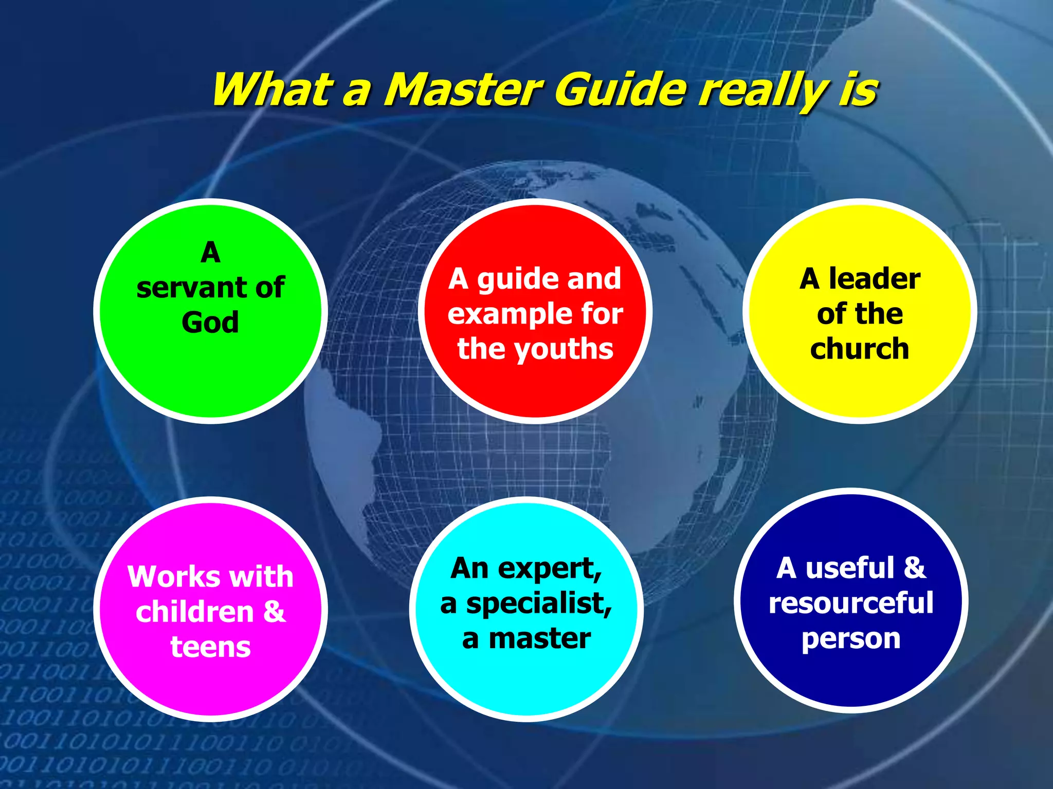 What is a Master Guide .ppt