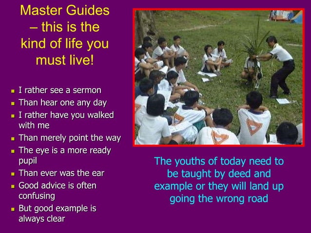 What is a Master Guide .ppt