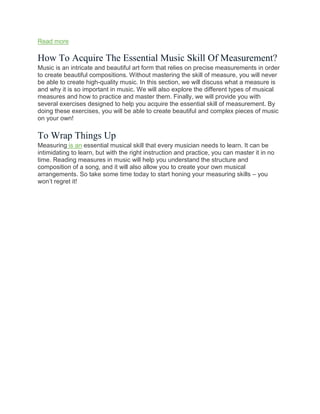 What Is A Measure Skill In Music.pdf