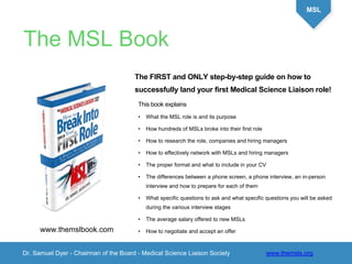 What is a Medical Science Liaison? | PPTX