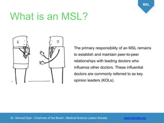 What is a Medical Science Liaison? | PPT