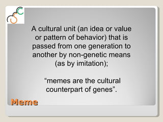 What Is A Meme? | PPT