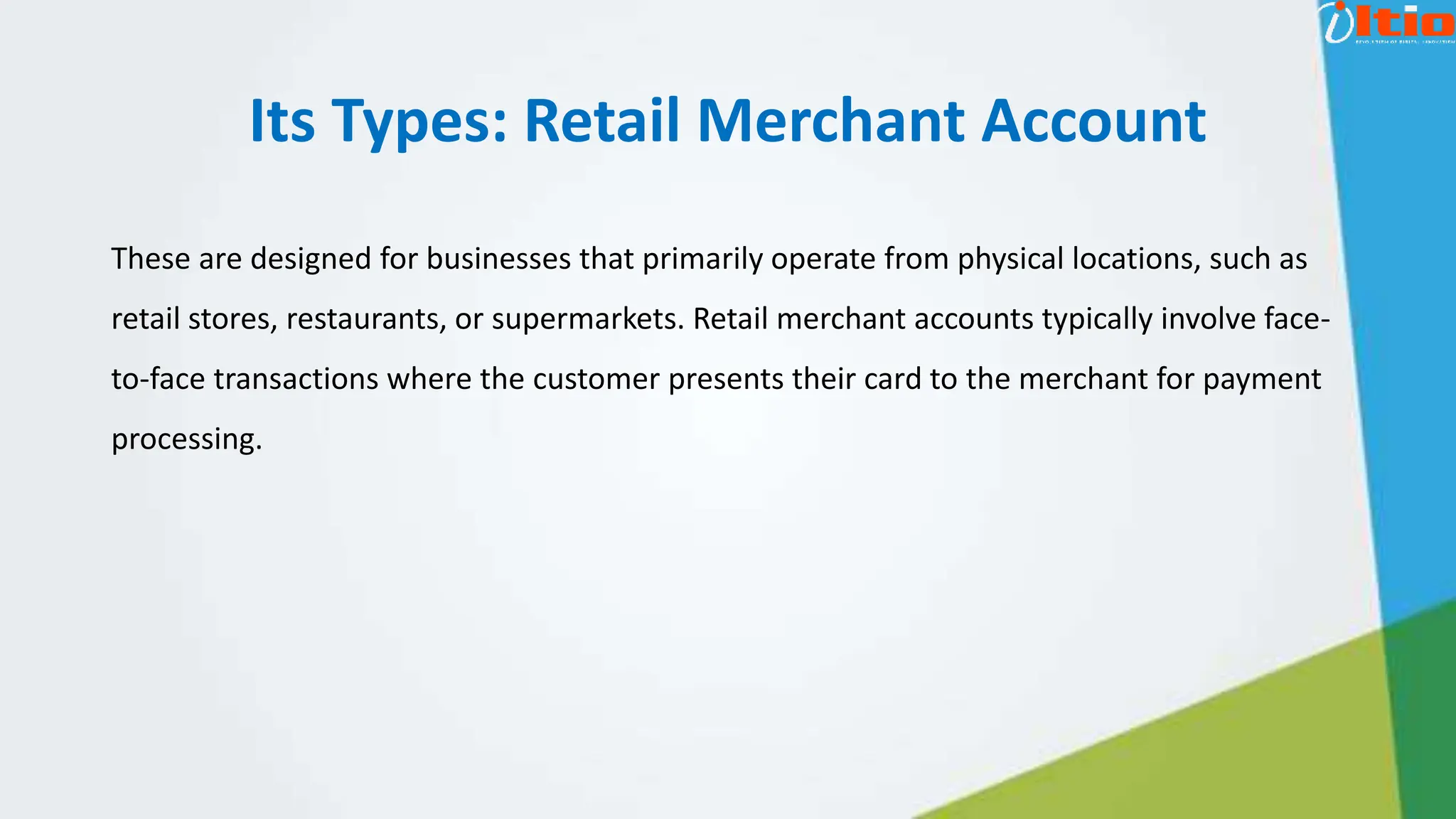 What is a Merchant Account types benefits and requirements? | PPT