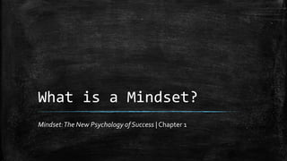 What is a Mindset | PPTX