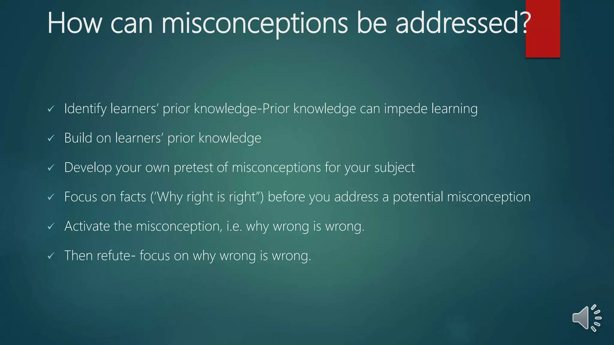 What is a misconception | PPTX