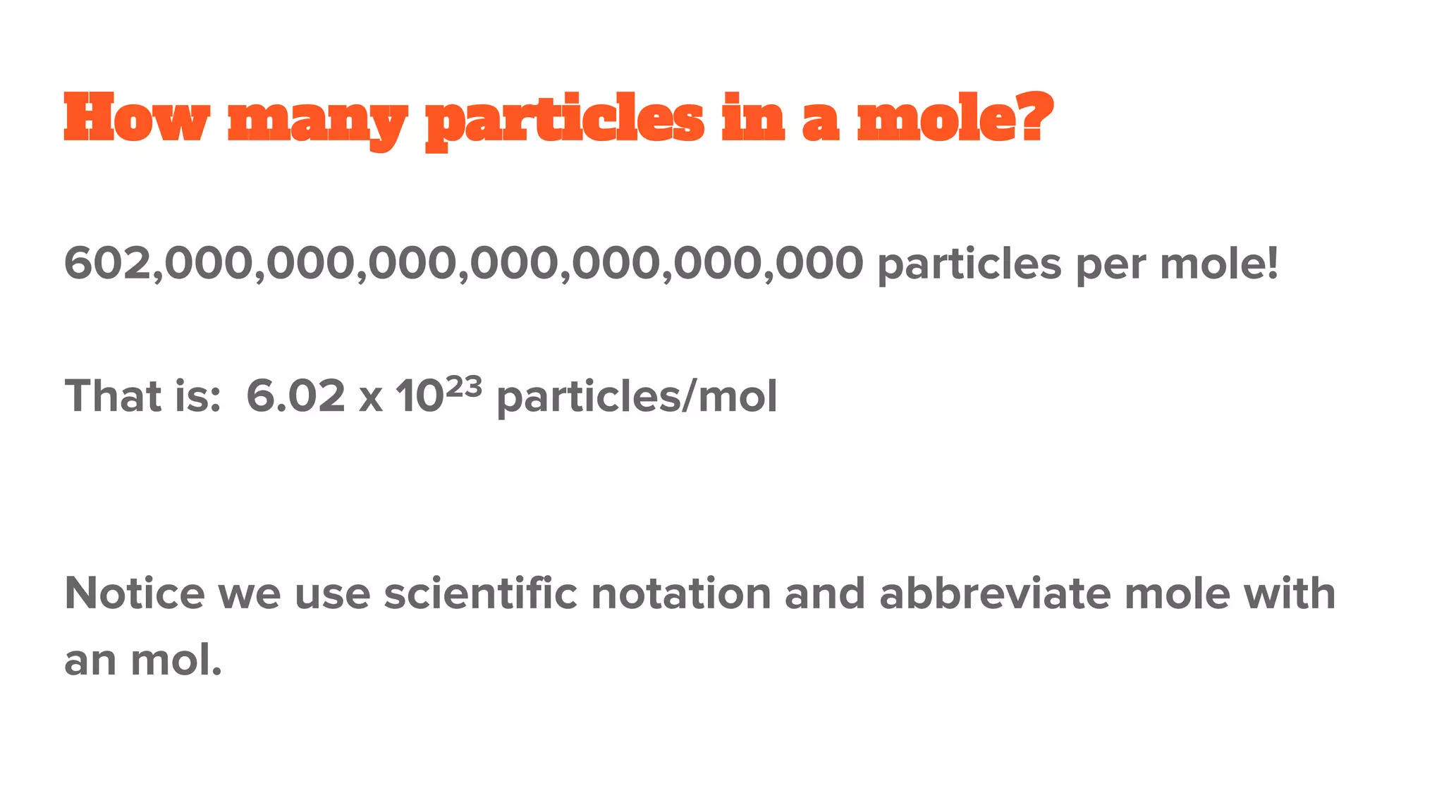 What is a Mole? | PPTX