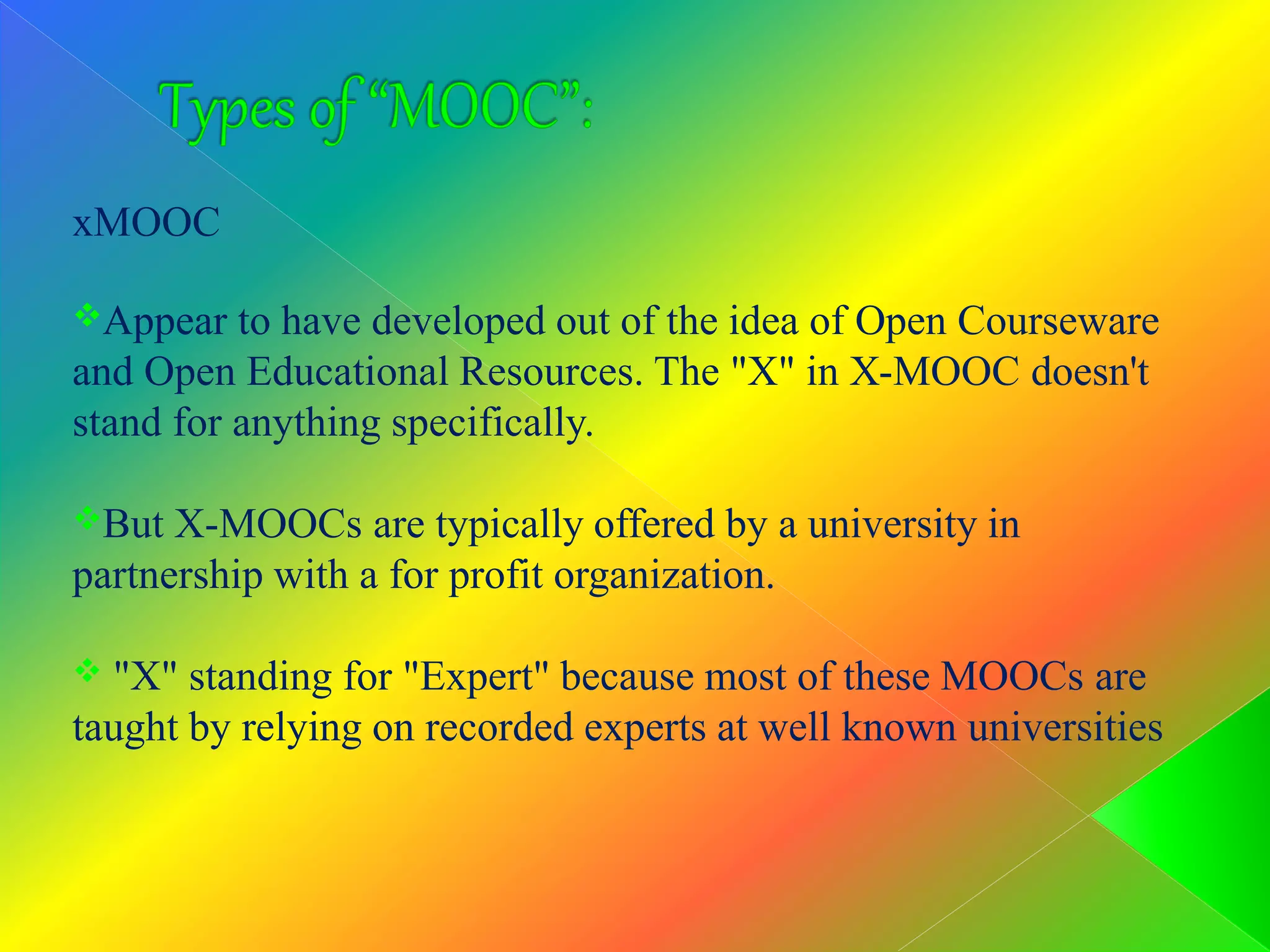 What is a MOOC? | PPTX