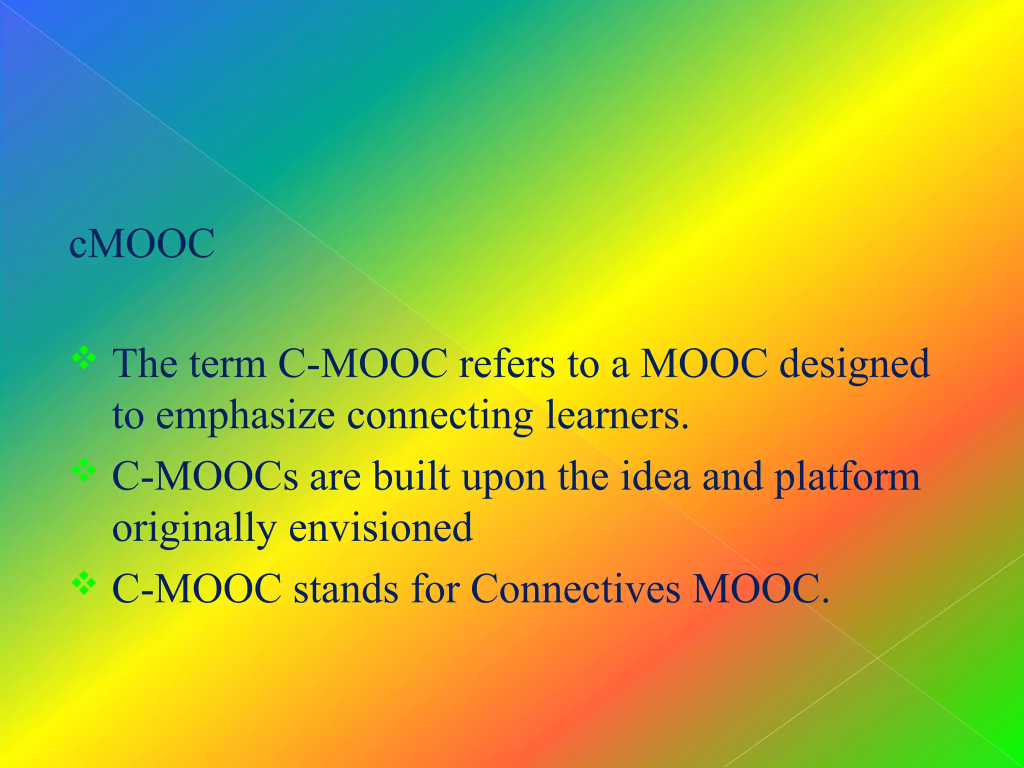 What is a MOOC? | PPTX